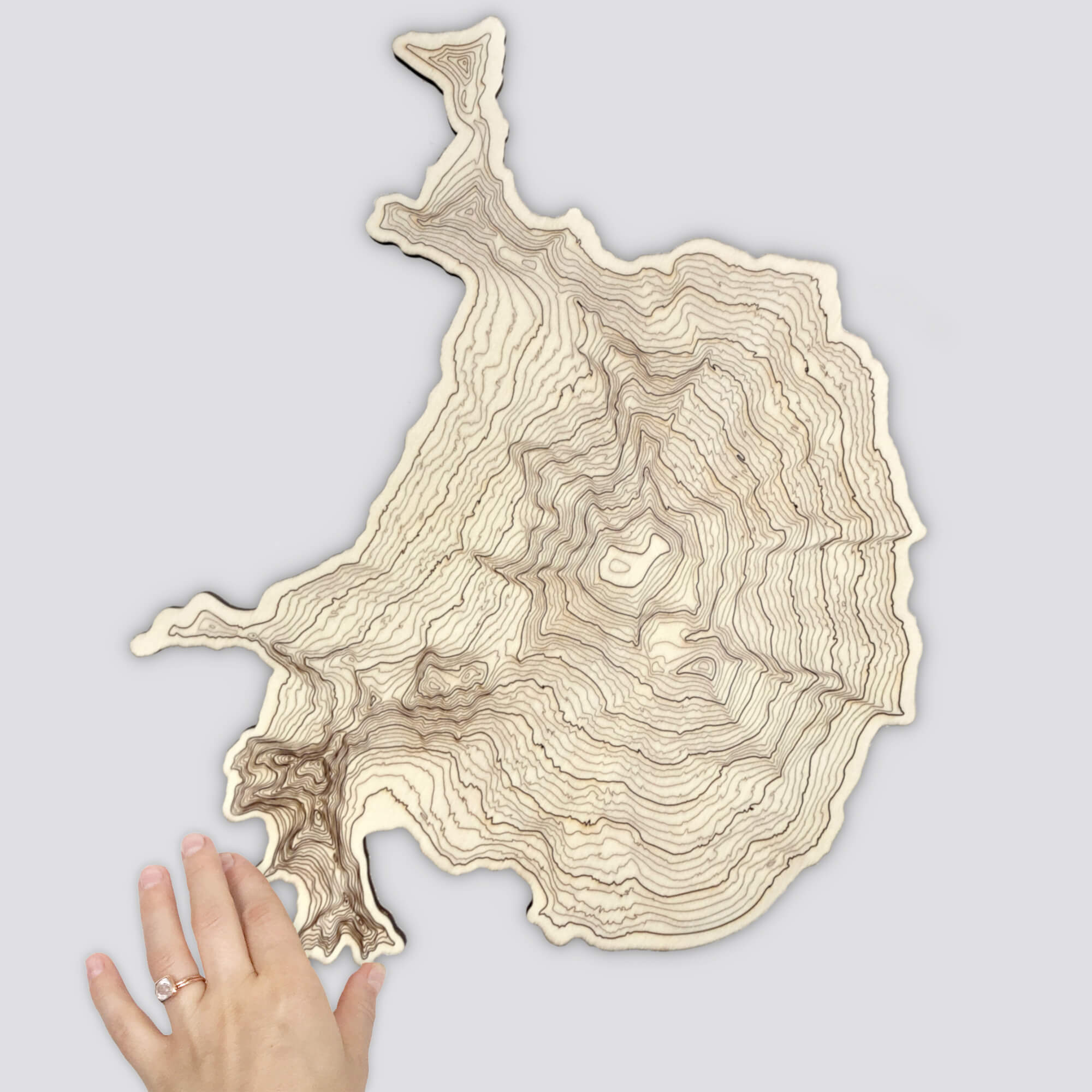 Mt Baker Topography Wall Art – SML | Simple Modern Living
