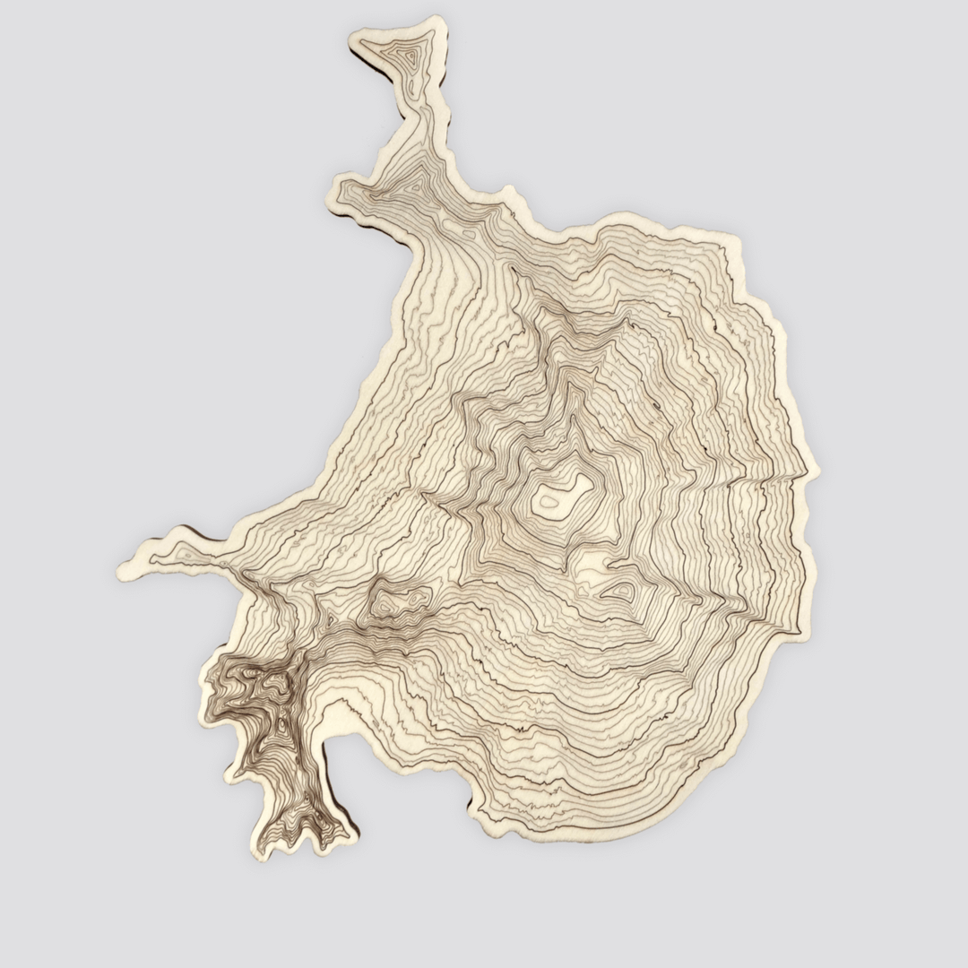 Mt Baker Topography Wall Art – SML | Simple Modern Living