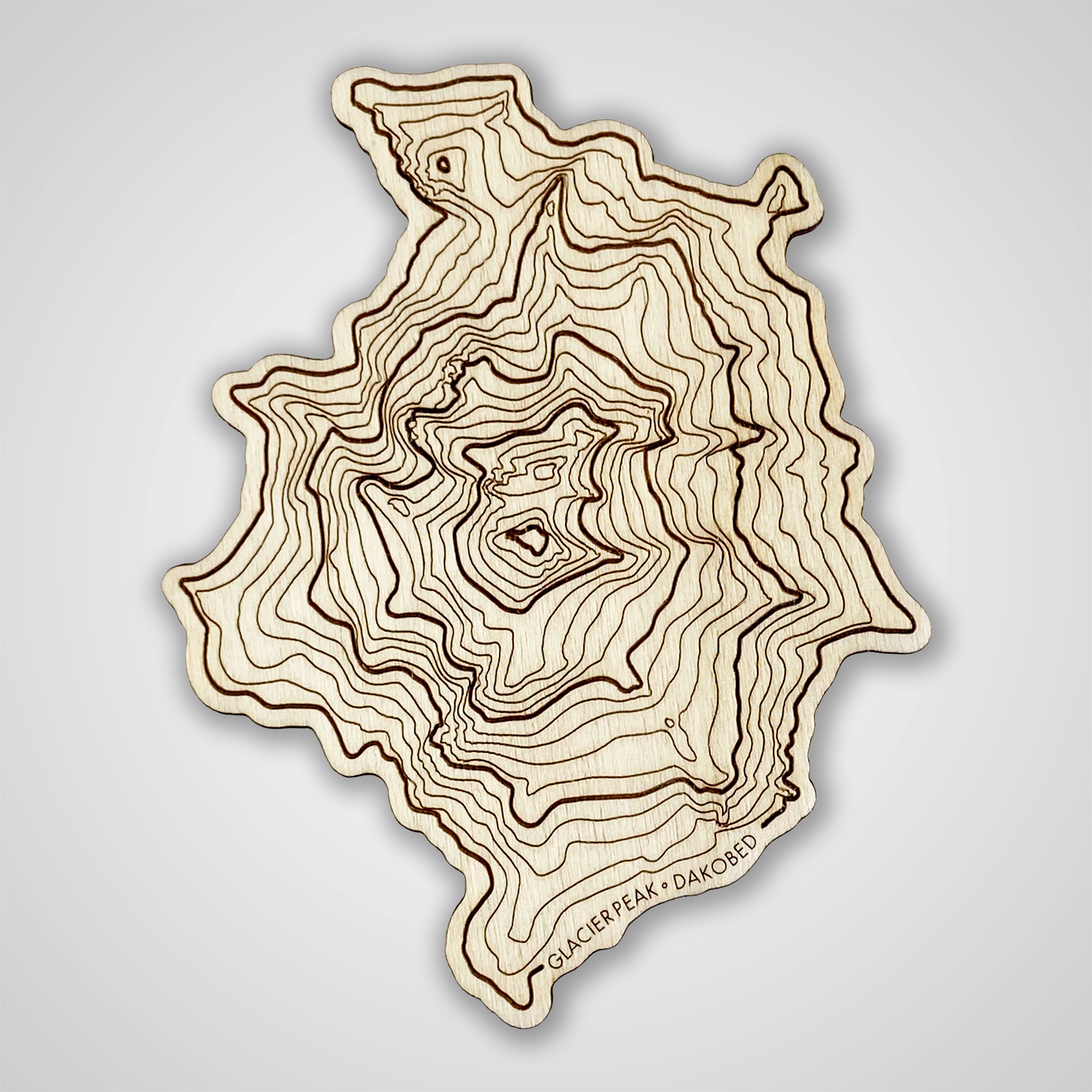 Washington Volcanoes Topography Coasters - Set of 4 – SML | Simple ...