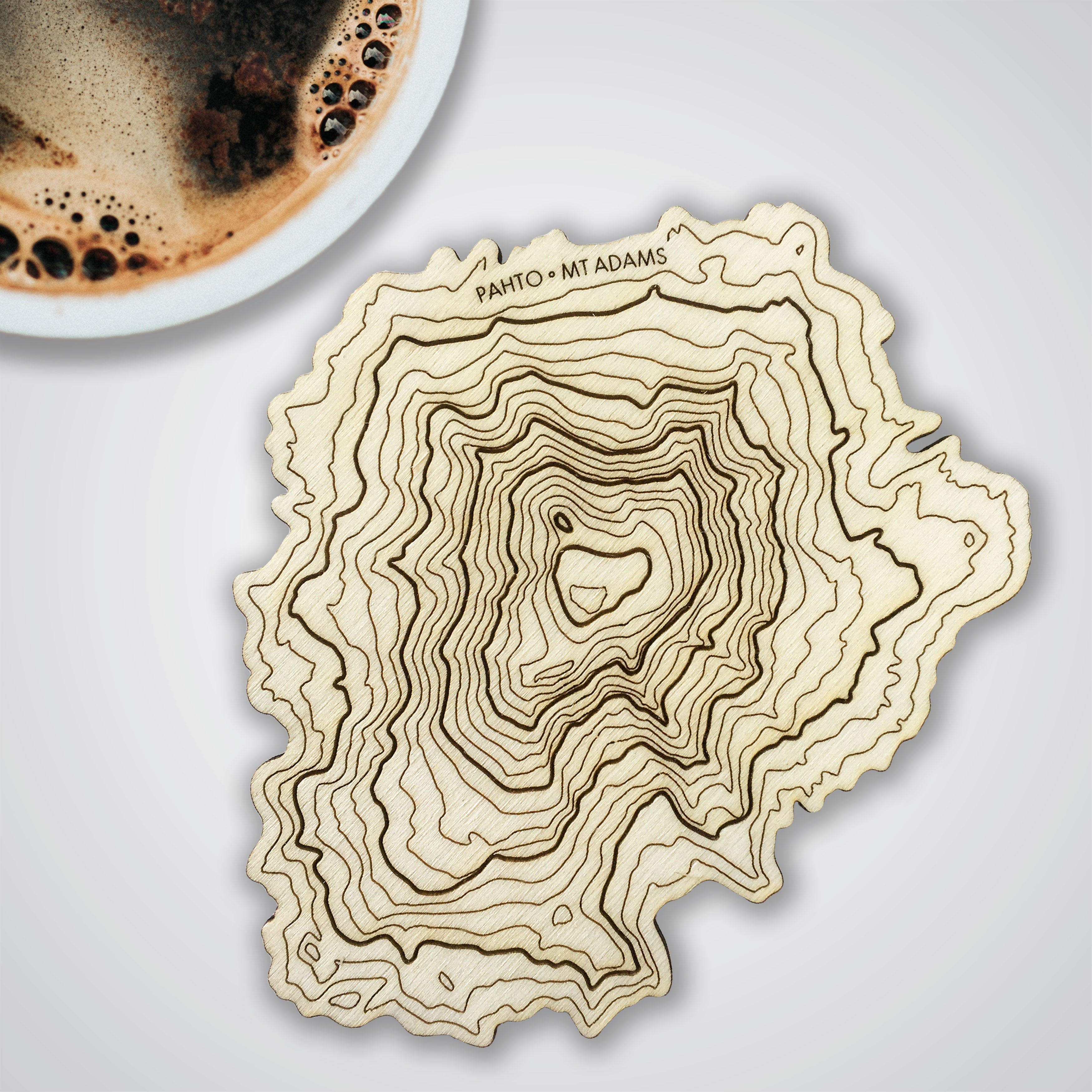 Washington Volcanoes Topography Coasters - Set of 4 – SML | Simple ...